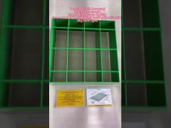 Export High grade Quality Green Powder Coating Steel Grating Specification Big Hole Type