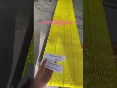 Export Yellow Color(RAL1021) 5Peaks Type Width 940mm-5050mm Length Perforated Safety Screen Load
