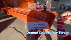 Export 5Peaks Type 5050mm Length Safety Screen Powder Coated Orange Color (RAL2017)