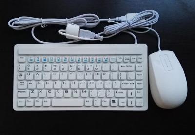 China IP68 washable plug and play mini size medical keyboard with nano silver antibacterial for sale