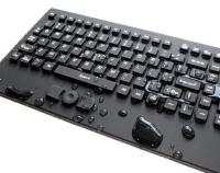 China IP68 Dustproof industrial keyboard with mouse buttons OEM AZERTY layout for sale