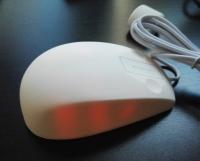 China Durable rugged waterproof medical mouse with infrared sensor and smooth surface for sale