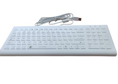 China antibacterial sterilized medical keyboard with agile buttons and mechanical switch for sale
