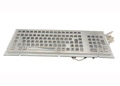 China Panel Mount Industrial Metal Keyboard 103 Buttons with Kiosk Solution for sale