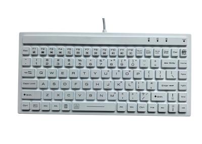 China ESD LEVEL 4 Sterilized medical keyboard with 88 Low profile keys and clean mode for sale