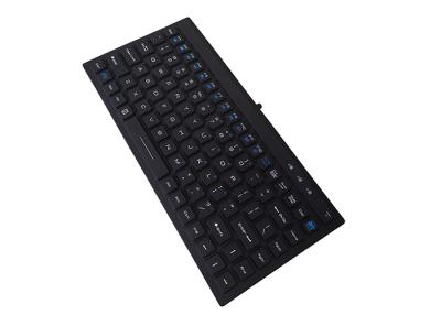 China 18KV ESD protected industrial keyboard with washable 88 keys and PS2 interface for sale