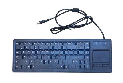 China 89-key plastic medical keyboard with rugged ABS full size and touch screen for sale
