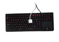 China Mechanical Industrial Keyboard washable With Touchpad 24 Function Keys for sale
