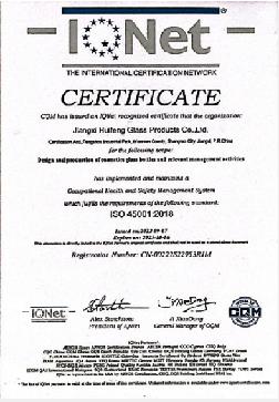 ServISO 45001: 2018 - Aopai Metal Products Co. Ltd