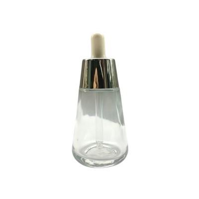 Китай Цвет лакируя конус капельницы стеклянного воротника бутылки 30ml капельницы бамбукового белый продается