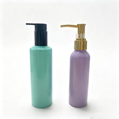 China 50ml and 100ml Aluminum Personal Care Cleansing Oil Pump Bottle for Personal Care Use for sale