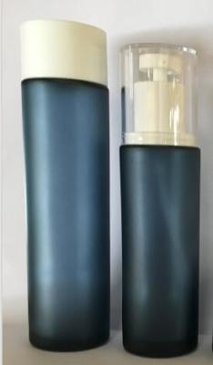 China Glass Cosmetic Lotion Bottle / Skincare Packaging / Environmentally Friendly Packaging for sale