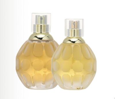 maquillage en verre de verre à bouteilles de pulvérisateur de bouteilles de parfum de l'art déco 30ml empaquetant l'OEM
