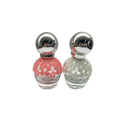 China O perfume luxuoso do pulverizador 30ML vazio portátil engarrafa o círculo transparente for sale