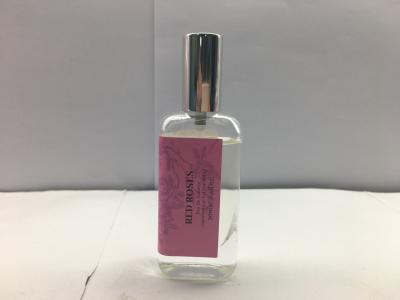 China Flat Square Shape 30ml Luxury Perfume Bottles With Slim Silver Cap for sale
