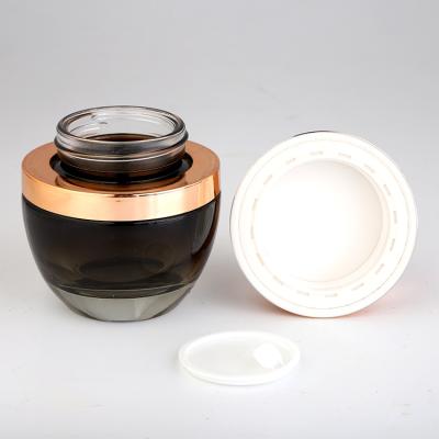 Cina Barattolo cosmetico di vetro cosmetico della crema 20g 120ml con differenti colori in vendita