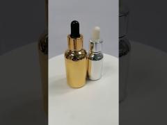 O inclinação principal de borracha que pinta o conta-gotas das garrafas de óleo 50ml essencial engarrafa o empacotamento de Skincare