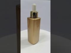 Glass Cosmetic Dropper Bottles 50ml Essential Oil For Skin Care