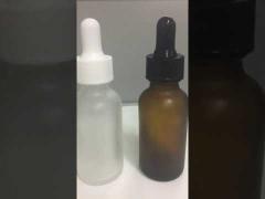 En existencia cuello de oro del diseño 60ml del dropper de botellas del cristal 1 de la PC del pedazo de la botella blanca popular al por menor de la venta y dropper blanco