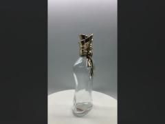 In reliëf gemaakte Logo Empty Perfume Glass Bottles-Lichaamsvorm Uniek GLB 100ml
