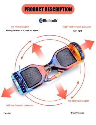China Kids Gift 2 Wheel Hoverboards with Wireless Speaker and 5-10KM Range Per Charge by Electronic Smart Type for sale
