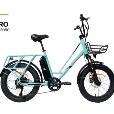 China Small Green Chain-Locked Electric Bicycles with Integrated Battery and 60 km Range per Power for sale
