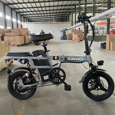 China Angetrieben von Lithium's Ultra Light Folding Electric Bike mit Geschwindigkeit 0-30Km / h und kompakte Größe 129 * 20 * 54 zu verkaufen