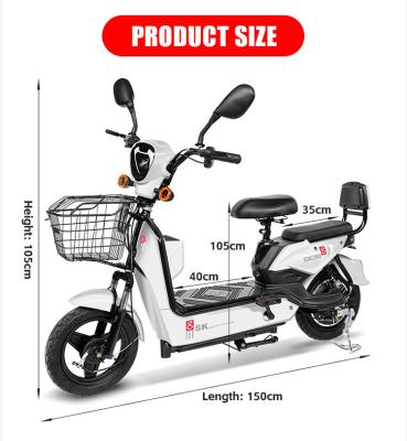 China Leisure City Electric Bicycle 350/1000w/48v Motor 12ah Lithium Battery 20