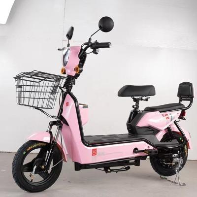 China Bicicleta eléctrica de logotipo personalizado para adultos 31-60km de alcance y larga duración de la batería en venta