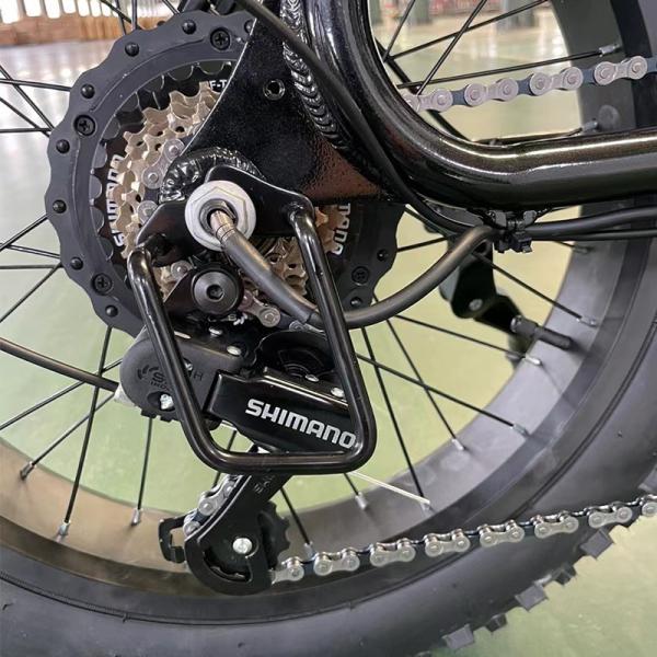 60 km di autonomia Full Suspension 48v 14ah 750w Electric Mountain Bike 26 Inch Fat Tire con 30-50Km/h Max velocità