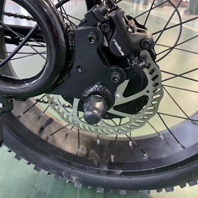 Cina Alta tensione 20 pollici gomma grassa pieghevole E bicicletta Bicicletta elettrica per adulti Motore a mozzo posteriore 48v 500w 750w Ebike pieghevole in vendita