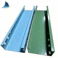 China Trough Type Cable Tray Spray Painted For Data Center Cable Support for sale
