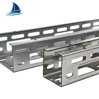 China Customized Industrial CE Perforated Gi Cable Tray Corrosion Resistant Fireproof for sale
