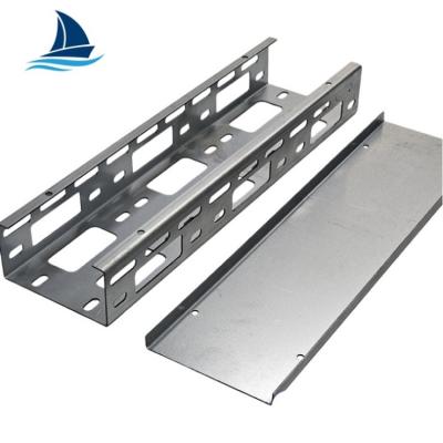 China Industrial Construction Galvanized Metal Ventilated Waterproof Perforated Cable Tray for sale
