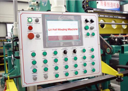 LV transformer foil winding machine