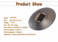 China Round Type Infrared Poultry Brooder Heater CE Certified 2.46 KW for 1500 Chicks for sale