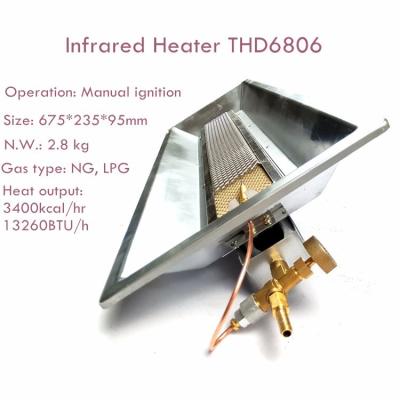 China Varken Infrarood Kippenhok Verwarming Energiebesparende Kuiken Gas Broedmachine THD6806 Te koop