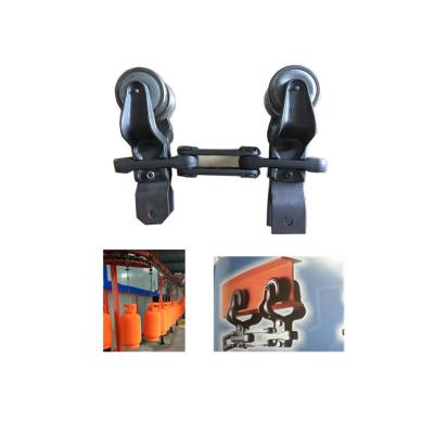 China Hittebestendige gesmede transportketting voor poedercoating X348 X458 X678 Te koop