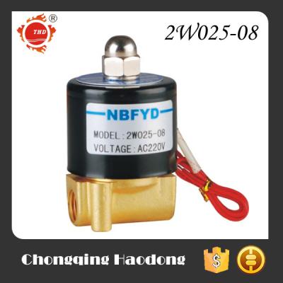 China Gas Water Olie Lucht Messing Magneetventiel 1/4 Inch Normaal Gesloten Te koop