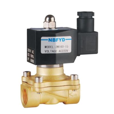 China Viton 3/4 Inch Gas Water Messing Magneetventiel Hoge Temperatuur Weerstand Te koop