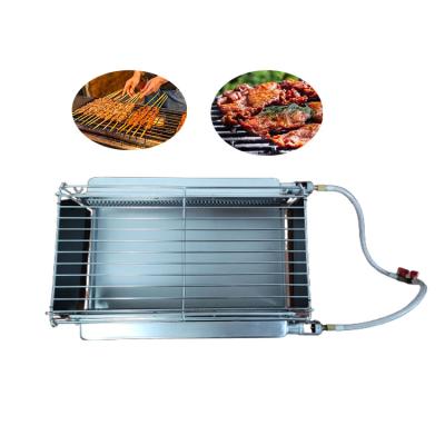 Cina Bruciatore infrarosso di risparmio piegante portatile che non dà fumo 480*320*230 del gas della griglia del BARBECUE in vendita