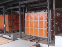China Programmable Shuttle Kiln 1300°C PID Controller Ceramic Fiber Insulation for sale