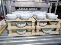 China Full Automatic Natural Gas Roller Kiln 1700C 4 Columns Single Layer Continuous Firing for sale