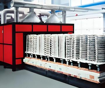 Китай Высокотемпературная туннельная печь для эффективного обжига различных керамических изделий Экономия энергии Охрана окружающей среды продается