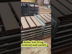 Fornos de rolos para cozimento de painéis de parede sinterizados