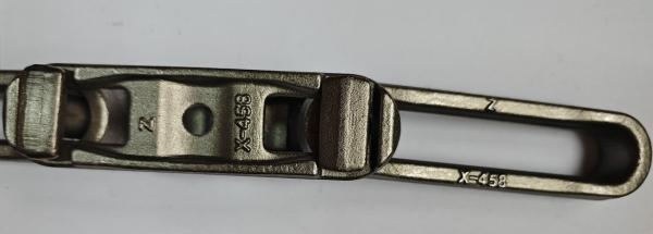 Quality 4 Inch X458 Conveyor Chain Drop Forged Rivetless Alloy Steel for sale