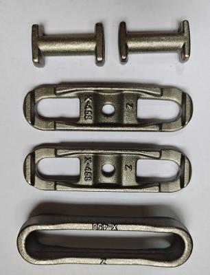 China 4 Inch X458 Conveyor Chain Drop Forged Rivetless Alloy Steel for sale