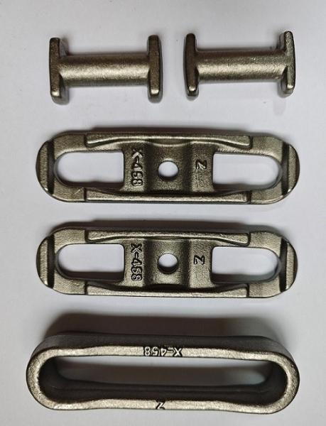 Quality 4 Inch X458 Conveyor Chain Drop Forged Rivetless Alloy Steel for sale