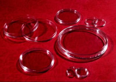 China HZ-A122 Round, Transparent, Acrylic Commemorative Coin Capsule for sale