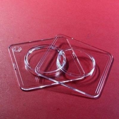 China Rectangle coin display capsule, Square coin capsule, coin capsule, PMMA coin display capsule for sale